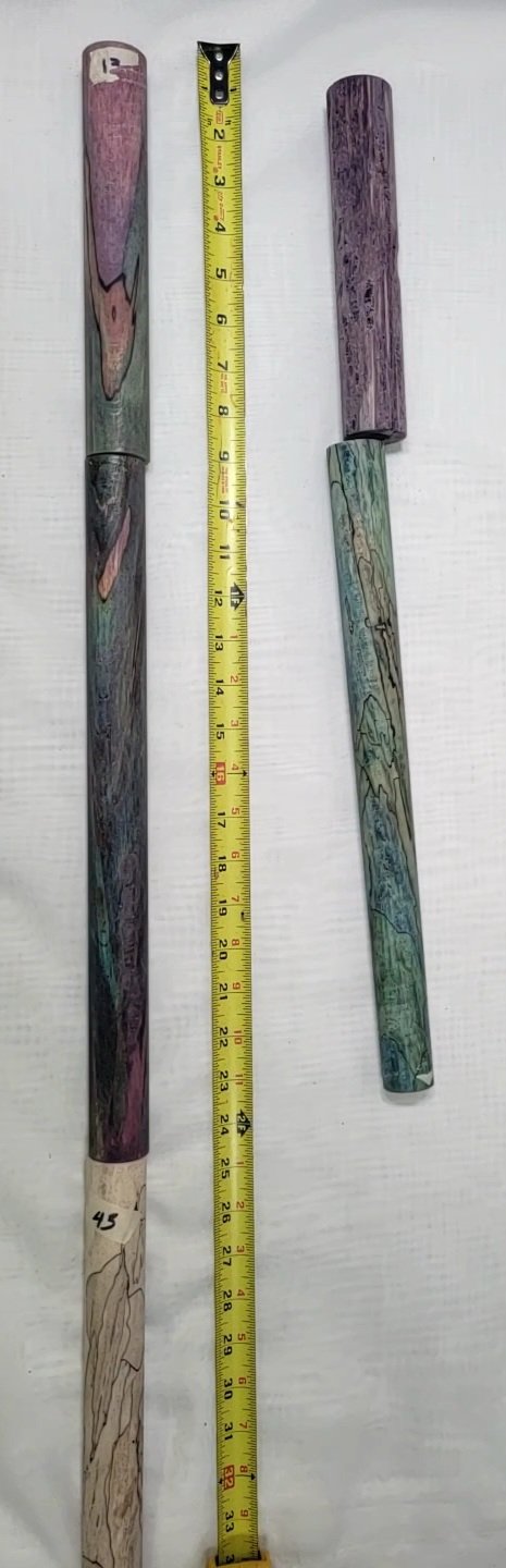 Potential layouts for a custom cue... which would you choose ...