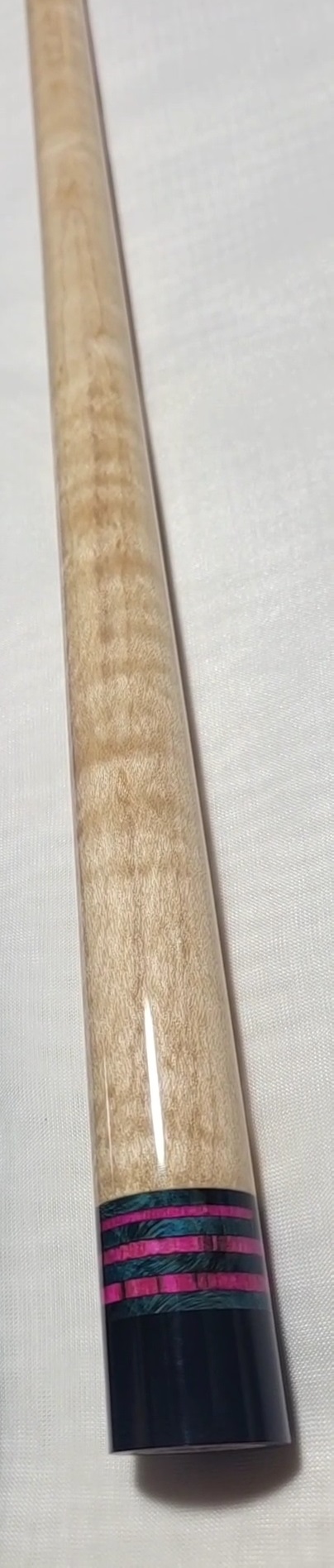 Curly Maple Shaft w/ matching decorative ring - Character Cues